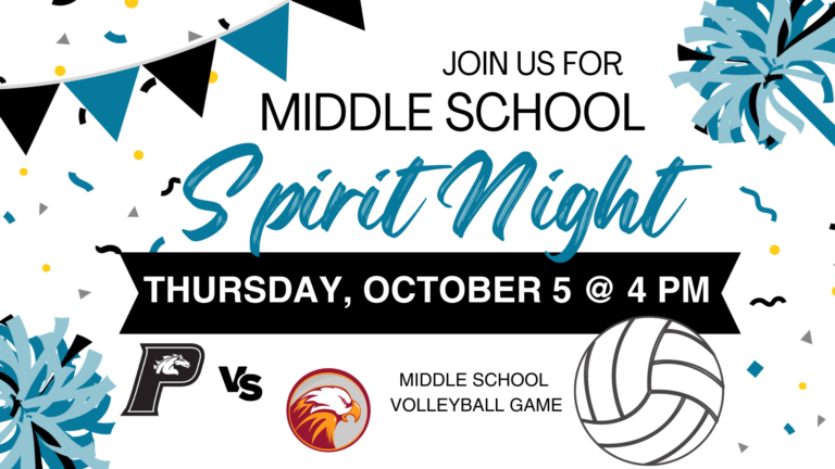 Join our middle school Spirit event on October 5th! Register now!