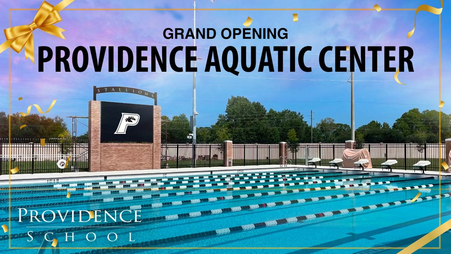 Providence Opens New Aquatic Center - Providence School